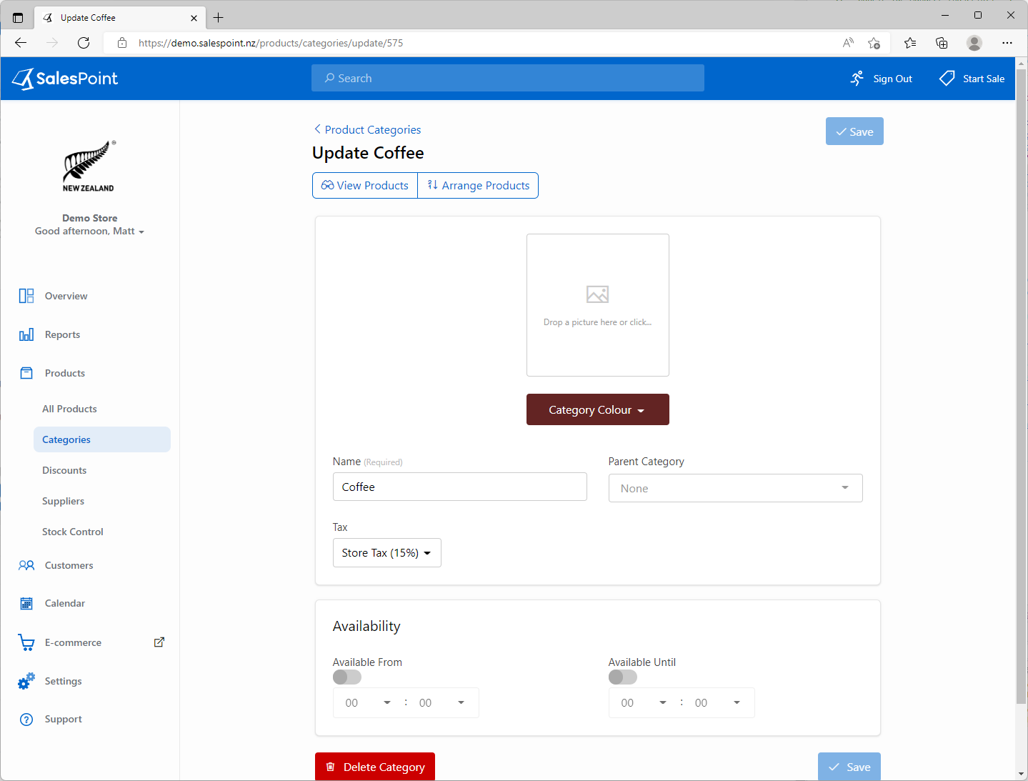 Products | SalesPoint Get Started Guide